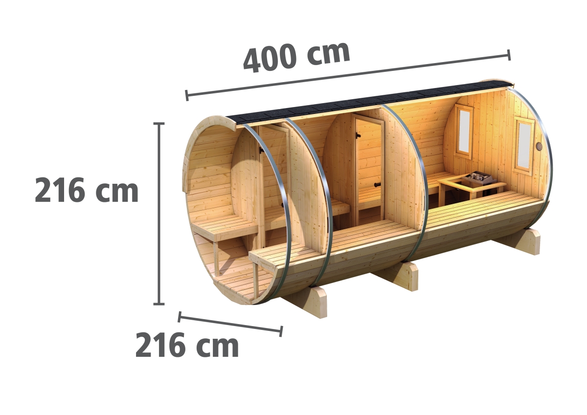 Barrelsauna - Ton 4 - Ten Dolle Wellness